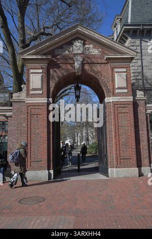 Cambridge, Ma, USA. 17th Apr, 2025. Harvard University and Harvard ...