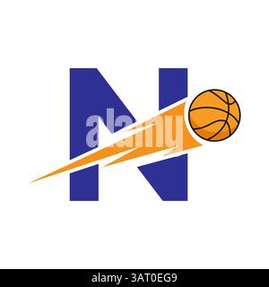 Letter S Basket Ball Logo Design For Basket Club Symbol Vector Template ...