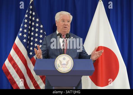 New U.S. Ambassador to Japan George Edward Glass arrives at the ...