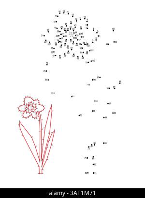 Dot to dot puzzle for children. Connect dots game. bee illustration ...