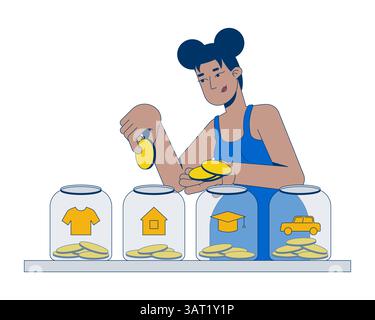 Family budget planning abstract concept vector illustration. Best ...