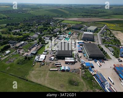 WW2 Military Architecture, C type Aircraft Hangar Former RAF Binbrook ...