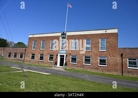 WW2 Military Architecture, station headquarters Former RAF Binbrook WW2 ...
