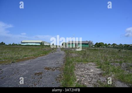WW2 Military Architecture, C type Aircraft Hangar Former RAF Binbrook ...
