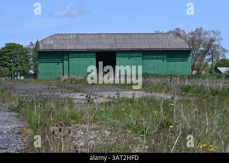 WW2 Military Architecture, C type Aircraft Hangar Former RAF Binbrook ...