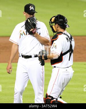 Milwaukee Brewers starting pitcher Jacob Misiorowski reacts after ...