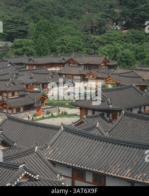 Houses Eunpyeong Hanok Village traditional Korean village outside Seoul ...