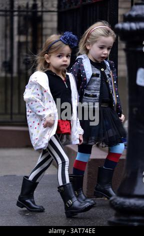 Nov. 27, 2013 - New York City, NY, USA - Twins Marion and Tabitha ...
