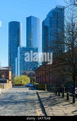 Elizabeth Tower, Castlefield, Manchester, England Stock Photo - Alamy