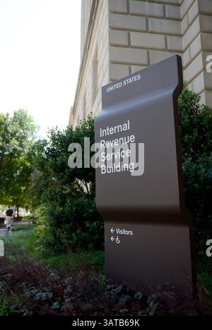 The Internal Revenue Service building is seen in Washington on February ...