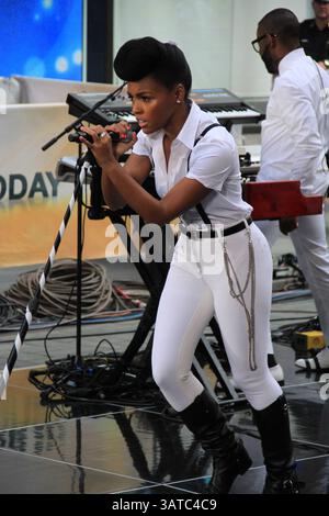 Janelle Monae performs on Today Show Featuring: Janelle Monae Where: NY ...