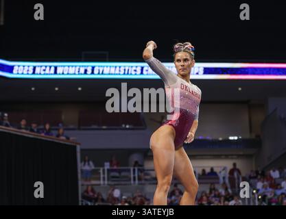 April 17, 2025, Fort Worth, US: GABBY DISIDORE from the University of ...