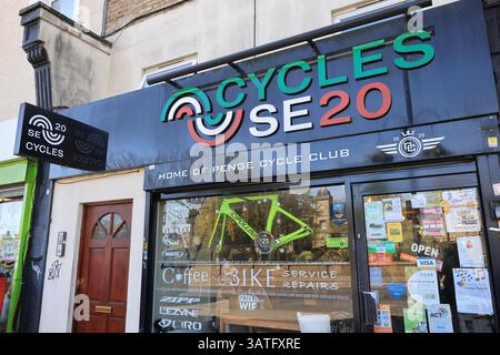 SE20 cycles, local bike shop, cafe & community hub on the High Street in Penge, SE London, UK ...