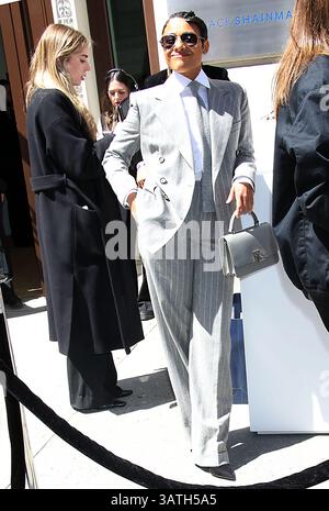 April 17, 2025 Ariana DeBose attend Ralph Lauren Collection 2025 Fall ...