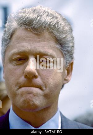 Washington, DC. July 1992 Arkansas Governor and Presidential Candidate William Jefferson Clinton ...