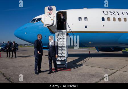 Secretary of State Marco Rubio arrives before a hearing of the House ...
