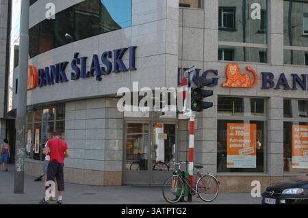 Dutch bank ING Bank Slaski in Wroclaw Poland June 24,2005 Stock Photo ...