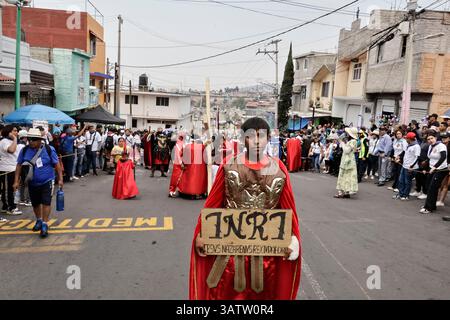 Mexico, Cdmx, Mexico. 18th Apr, 2025. The Tenorios area is part of the ...