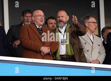 Scottish FA President Mike Mulraney and First Minister John Swinney in ...
