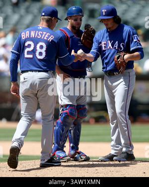 Texas Rangers pitcher Luke Jackson (77) delivers a pitch to an ...