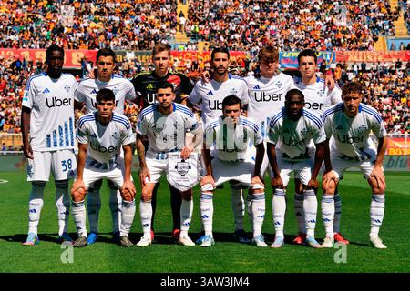 Como 1907 team line up during US Lecce vs Como 1907, Italian soccer ...
