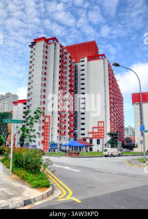 Build to Order (BTO) public housing construction in progress. Singapore ...