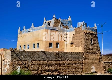 Saudi Arabia, Najran province, Badr Al Janoub village, traditional ...