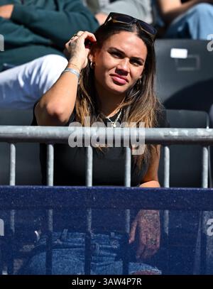 Trinity Rodman girlfriend of Ben Shelton with Emma Shelton (right) on ...