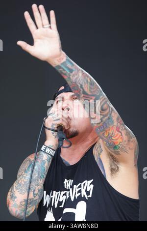 Sonny Sandoval of P.O.D. performs during Sonic Temple Art and Music ...