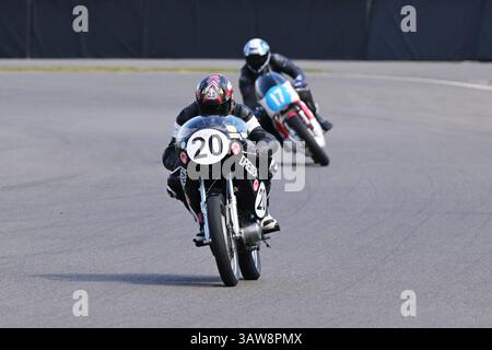 Alex Williams, Dresda-Triumph, Hailwood Trophy featuring the Sheene Trophy, two 7 lap races over ...