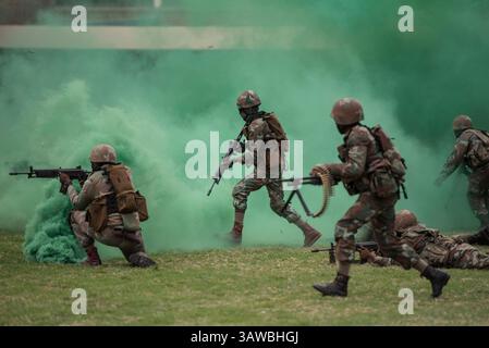 Rooikat Armoured Fighting Vehicle of the South African National Defence ...