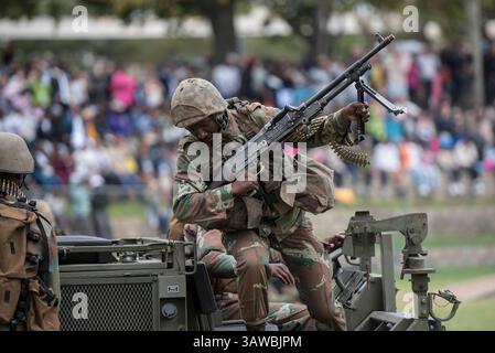 Rooikat Armoured Fighting Vehicle of the South African National Defence ...