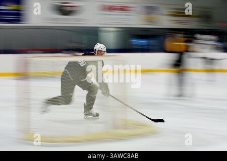Boston Bruins Trent Frederic skates prior to a hockey game, Tuesday ...