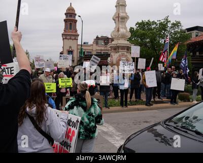 Kansas City, Missouri - April 19, 2025: Hands Off Protest Rally at ...