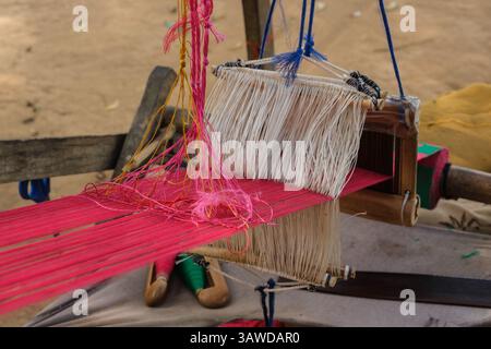 Ghana, Bonwire. Bonwire Kente Museum Stock Photo - Alamy