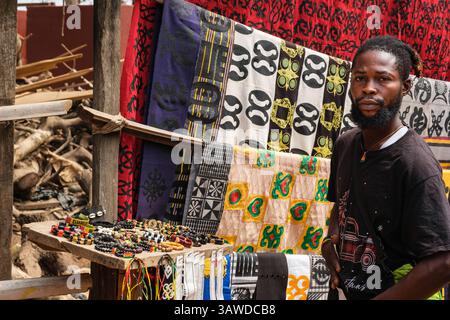 Ghana, Asonomaso. Ntonso Adinkra Village Stock Photo - Alamy