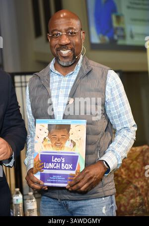 Ga. 19th Apr, 2025. Senator Raphael Warnock at a public appearance for ...