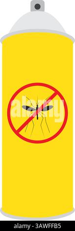Mosquito Repellent Aerosol Bottle Icon Stock Vector Image & Art - Alamy