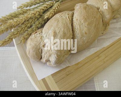 Freshly baked root bread Stock Photo - Alamy