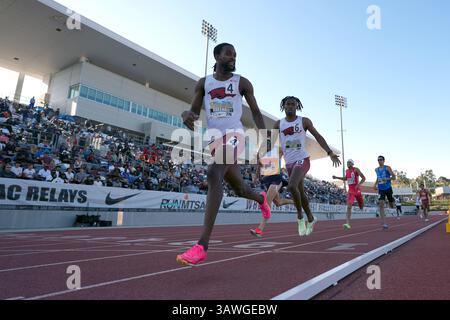 Rivaldo Marshall and Tyrice Taylor of Arkansas place first and second ...