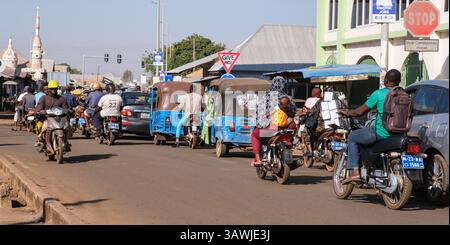 Ghana, Tamale. Central Mosque Street Scene Stock Photo - Alamy