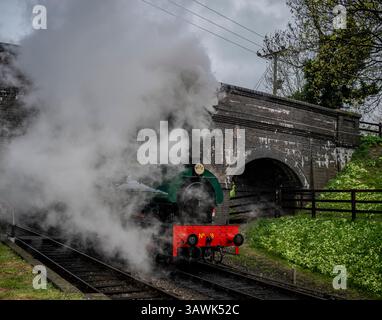 National coal board steam engine Stock Photo - Alamy