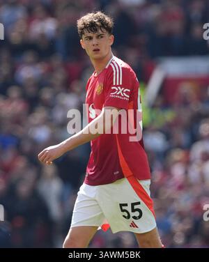 Manchester United's Tyler Fredricson during the Premier League match at ...