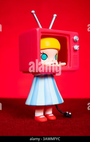 ZHONGSHAN GUANGDONG China-March 27,2022:bottles of different shower gel ...