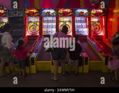 Santa Cruz, CA Casino Arcade Stock Photo - Alamy