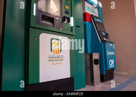 Geldautomat ATM, National Bank of Egypt, Luxor, Ägypten *** ATM ATM ...