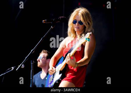 Country singer and guitarist Lindsay Ell poses Aug. 3, 2020, in ...