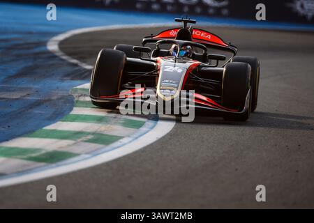 24 BENNETT John (gbr), Van Amersfoort Racing, Dallara F2 2024, action ...