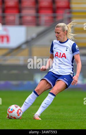 LONDON, ENGLAND - Josefine Rybrink of Tottenham Hotspur Women in action during Barclays FA Women ...