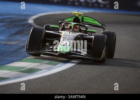 21 SHIELDS Cian (gbr), AIX Racing, Dallara F2 2024, action during the ...